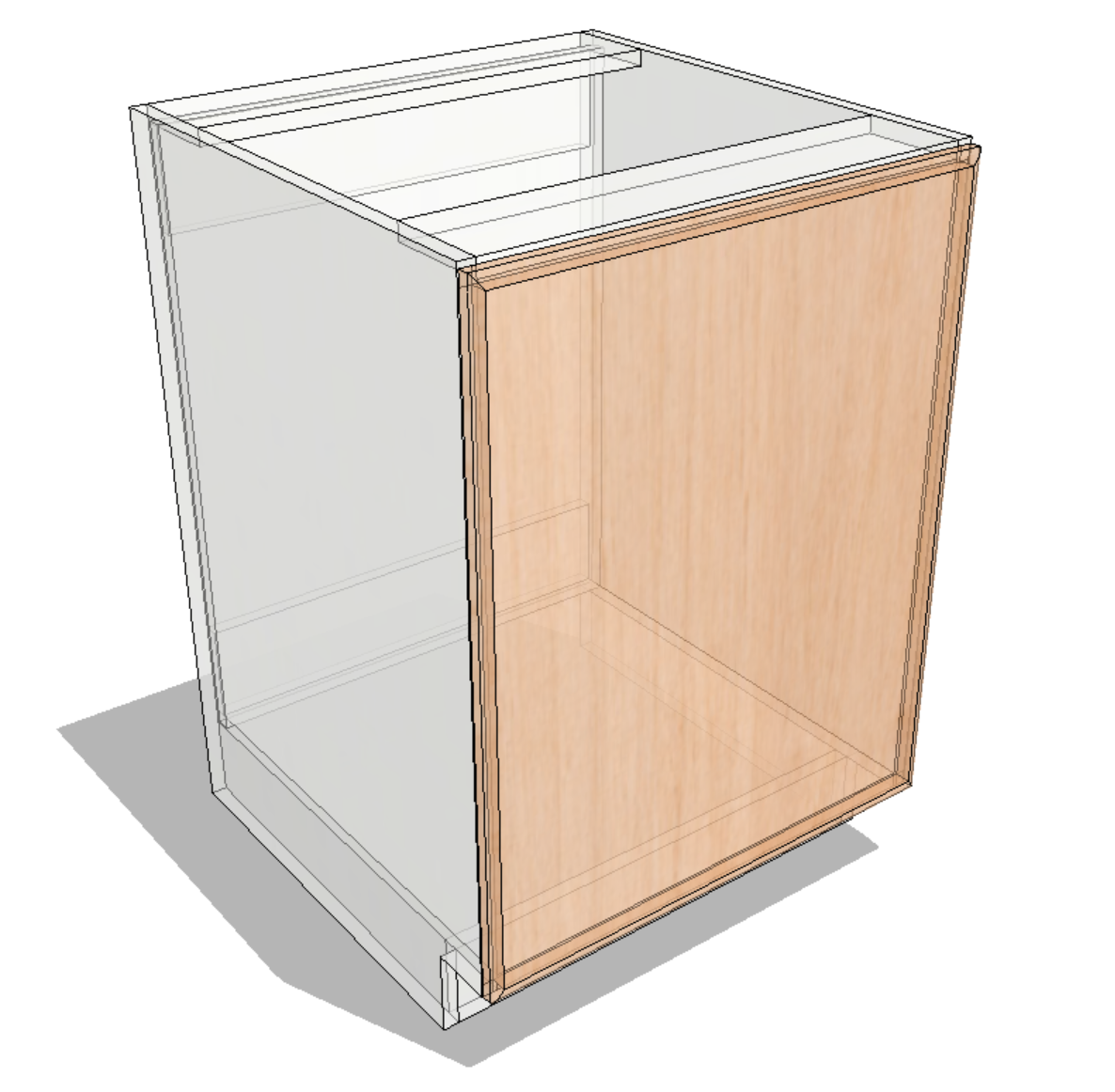 Cabinet Base with face frame | Easy Kitchen Cabinets