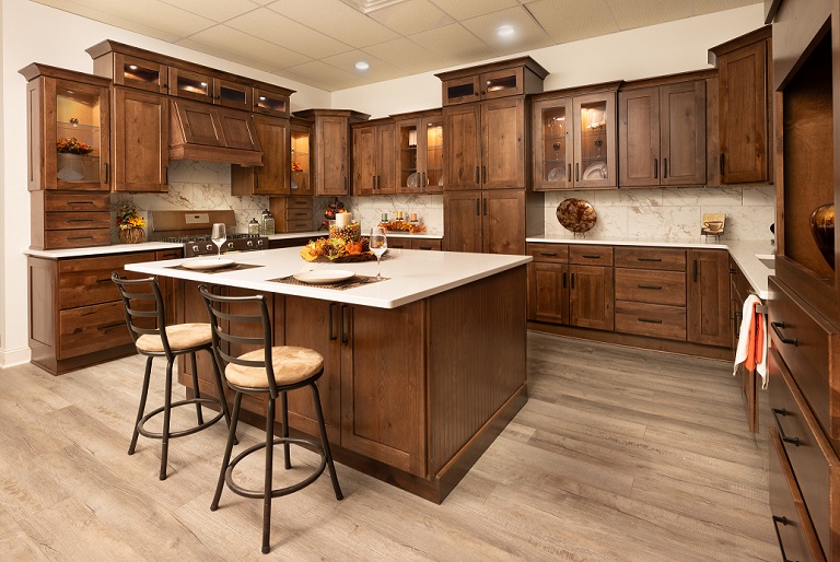 Rustic Hickory Cabinets | Easy Kitchen Cabinets